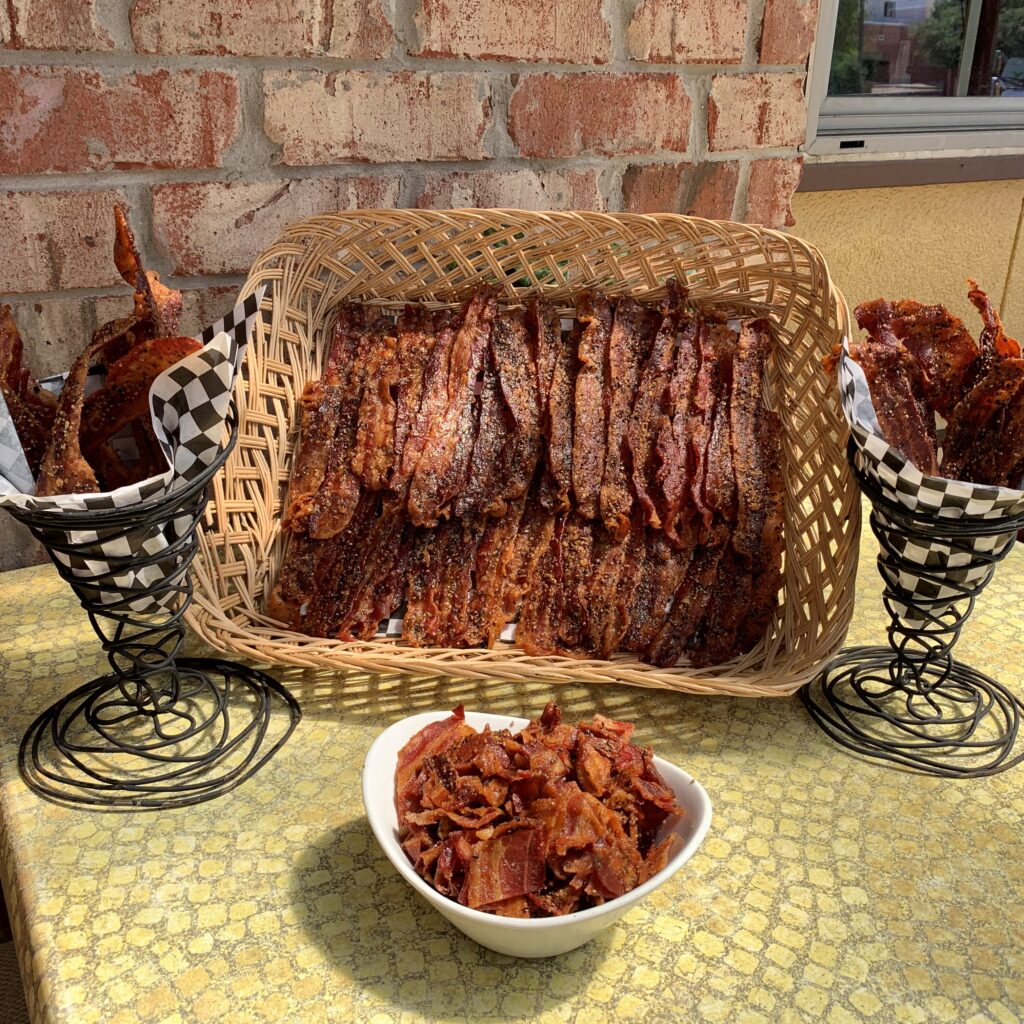 Honey Pepper Bacon | LOVE PEACE & BACON GREASE!